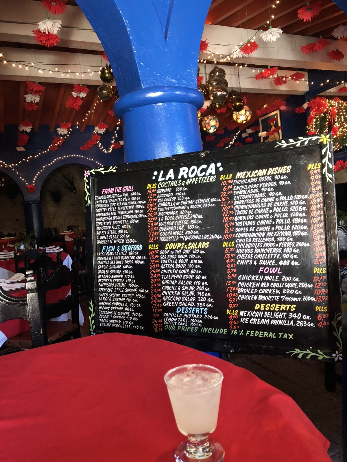La Roca Menu Nogales Mexico - Jen There Done That